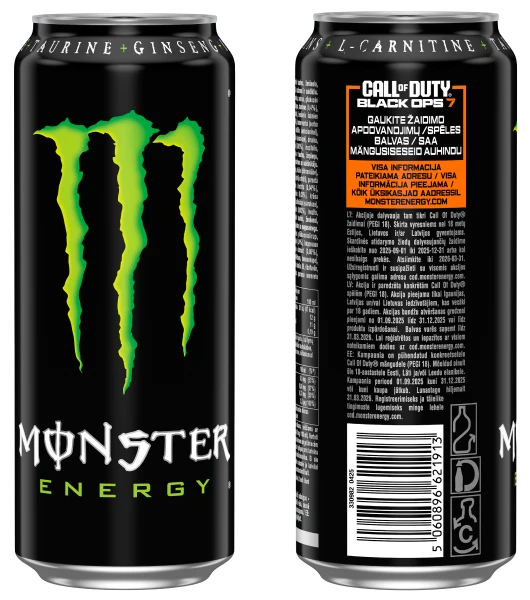 Call of Duty X Monster Energy Edendada Eestit