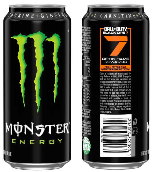 Call of Duty X Monster Energy Promotion Nigeria